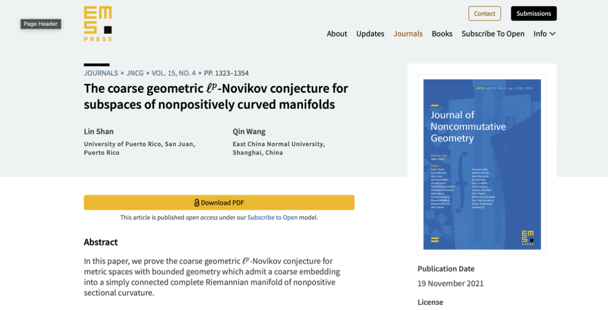 The coarse geometric lp-Novikov conjecture for subspaces of ...