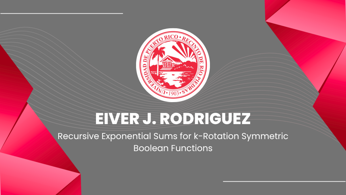 Eiver J. Rodríguez Pérez's dissertation defense – Department of Mathematics